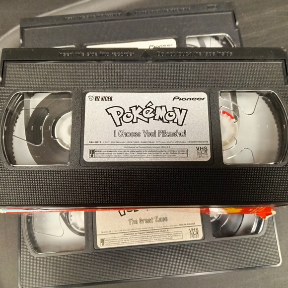 PIONEER | Media | Vintage Pokemon Vhs Tape Lot | Poshmark